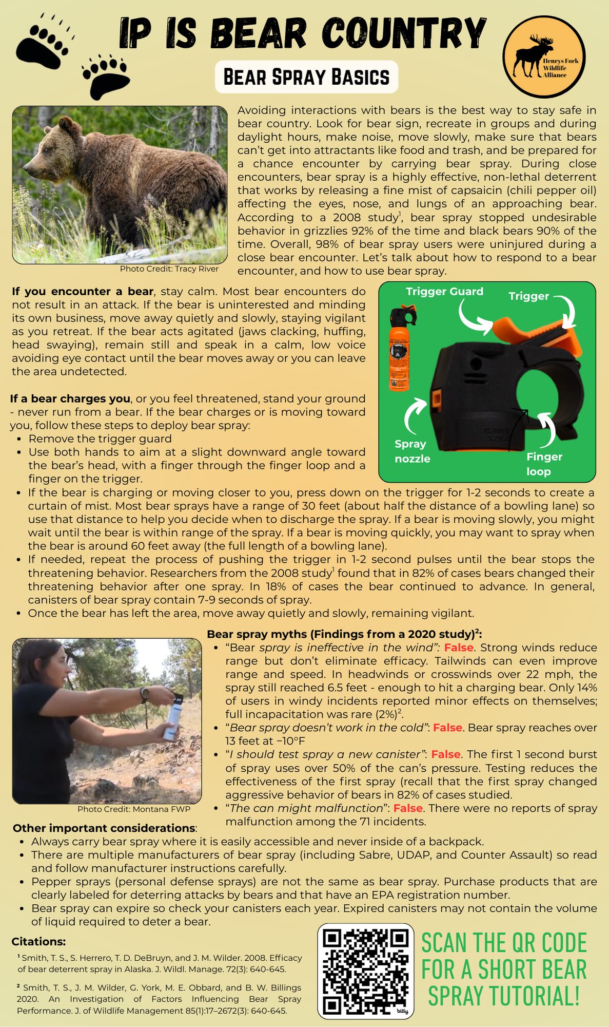 IP is Bear Country – Bear Spray Basics - Henrys Fork Wildlife Alliance